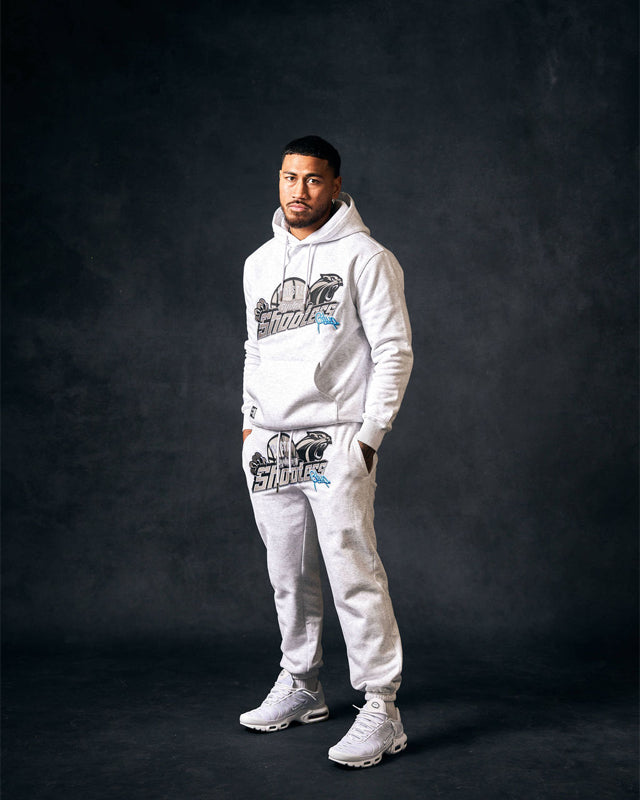Sydney x Trapstar Shooters Trackpants White Marle/Blue – Geedup Co. US