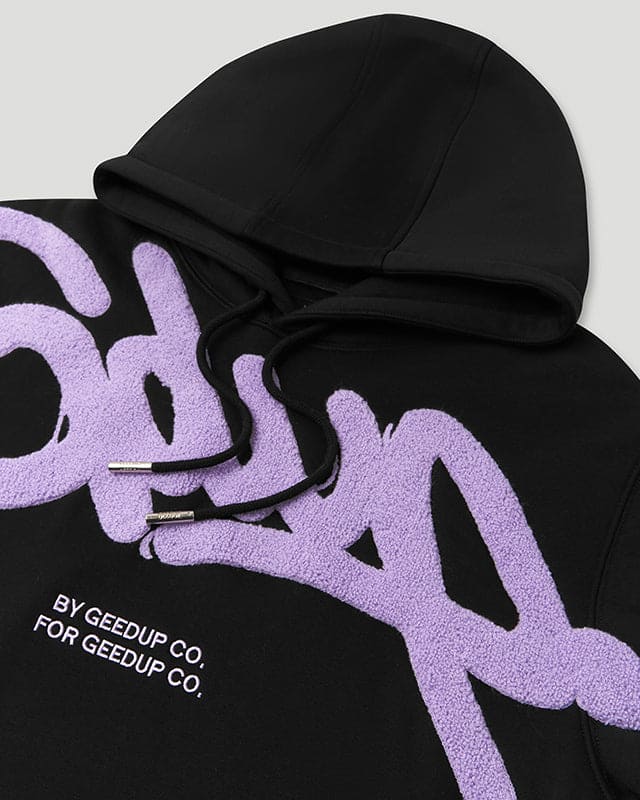 Handstyle Hoodie Black/Lavender – Geedup Co. US