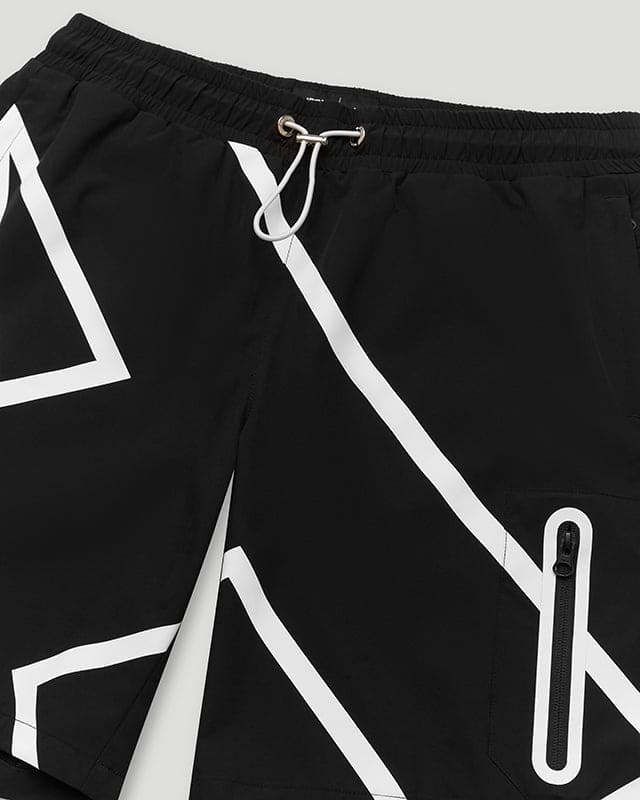 Geedup x Arrdee Sublimated Shorts Black/White – Geedup Co. US