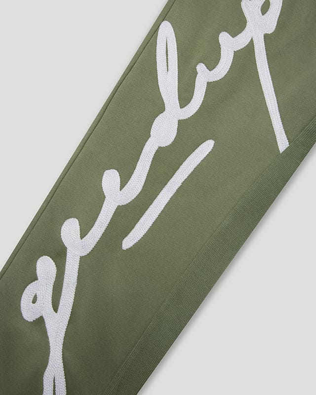 Geedup Signature Trackpants Olive/White – Geedup Co. US