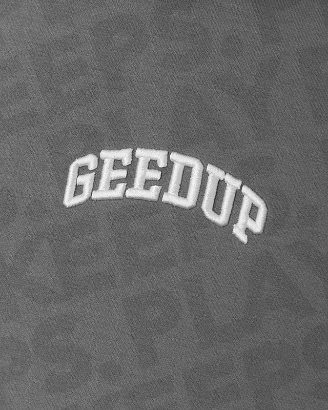 Micro Team Logo Hoodie Grey – Geedup Co. US